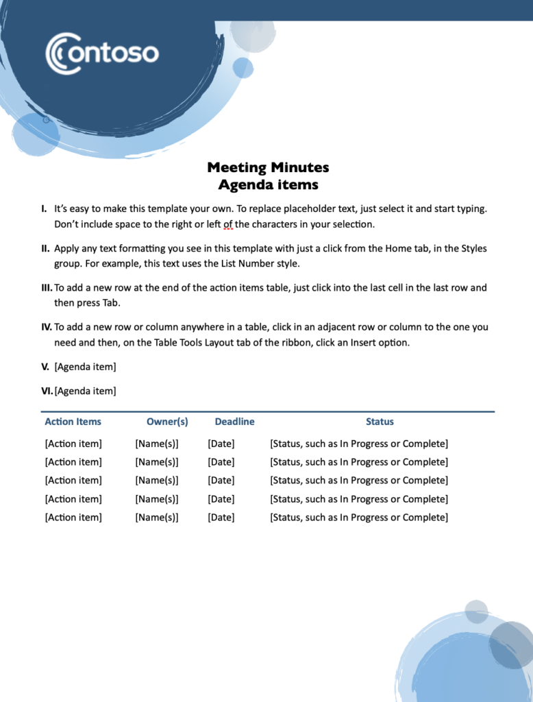 How To Take Meeting Minutes Effectively Sample Templates GetRafiki